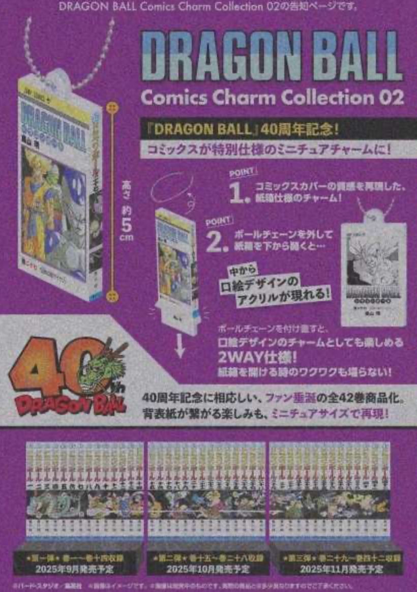 [Pre-Order Jul 25] DRAGON BALL Comics Charm Collection 02 – GachaShop